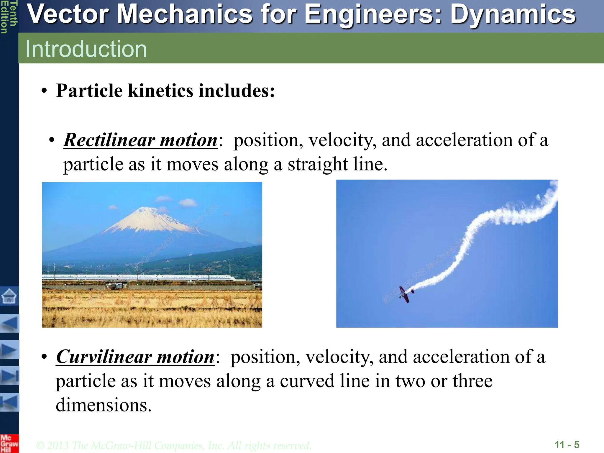 dynamics11lecture kinematics of particles.ppt