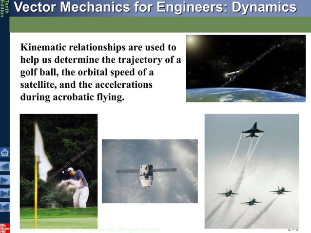 dynamics11lecture kinematics of particles.ppt | Physics | Science