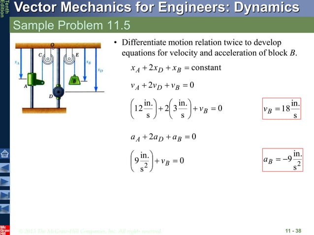 dynamics11lecture kinematics of particles.ppt | Physics | Science