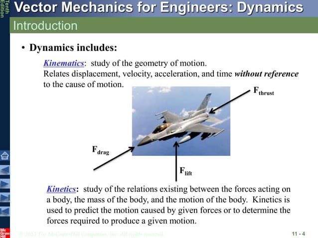 dynamics11lecture kinematics of particles.ppt | Physics | Science