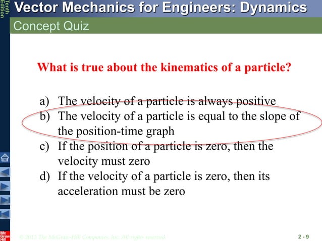 dynamics11lecture kinematics of particles.ppt | Physics | Science