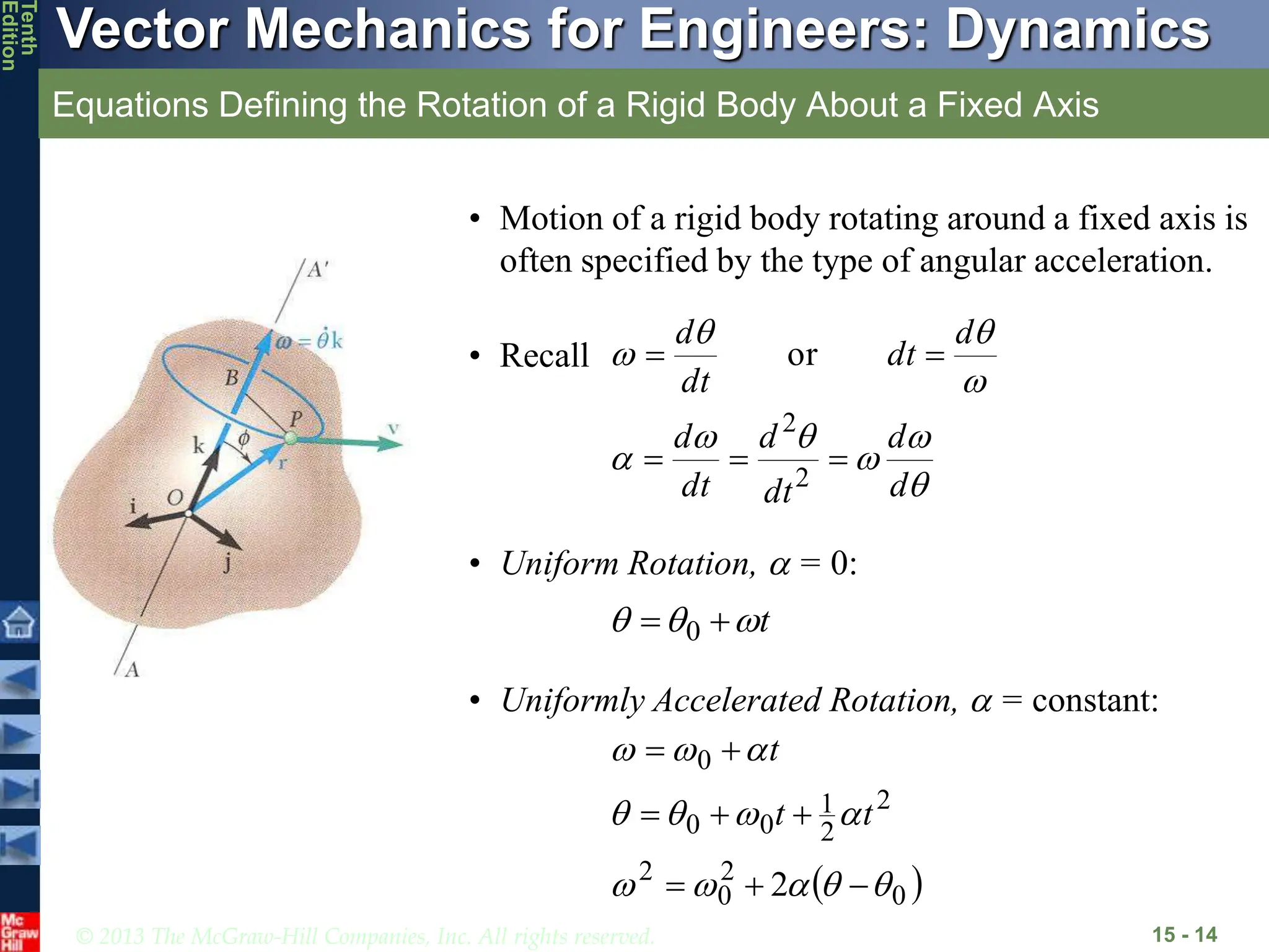 dynamics15lecture kinematics of of rigid bodies.ppt | Physics | Science