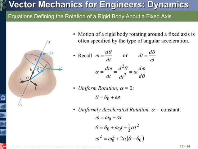 dynamics15lecture kinematics of of rigid bodies.ppt | Physics | Science
