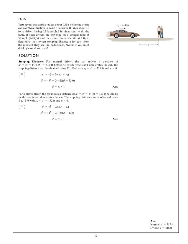 Solutions for Problems in Dynamics (15th Edition) by Russell Hibbeler | PDF