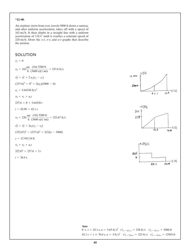Solutions for Problems in Dynamics (15th Edition) by Russell Hibbeler | PDF