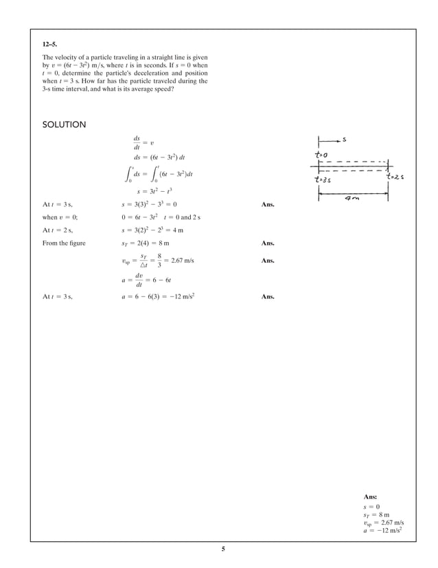 Solutions for Problems in Dynamics (15th Edition) by Russell Hibbeler | PDF
