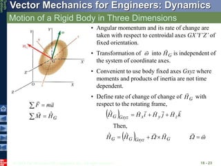 dynamics18lecture kinetics of rigid bodies.ppt