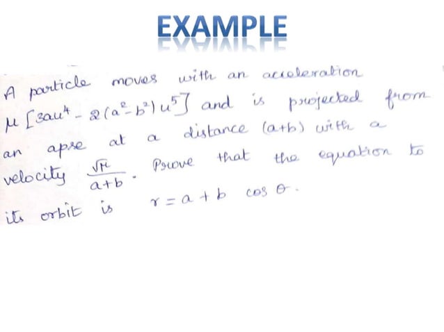 Dynamics Apse and Apsidal Distance | PPTX