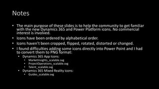 Dynamics 365 and Power Platform icons | PPTX | Computer Software and Applications | Computing