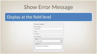 Dynamics 365 Business Rules Dynamics Dynamics | PPTX