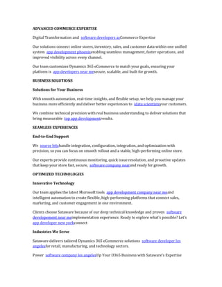 Microsoft Dynamics 365 Commerce | PDF