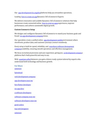 Microsoft Dynamics 365 Commerce | PDF