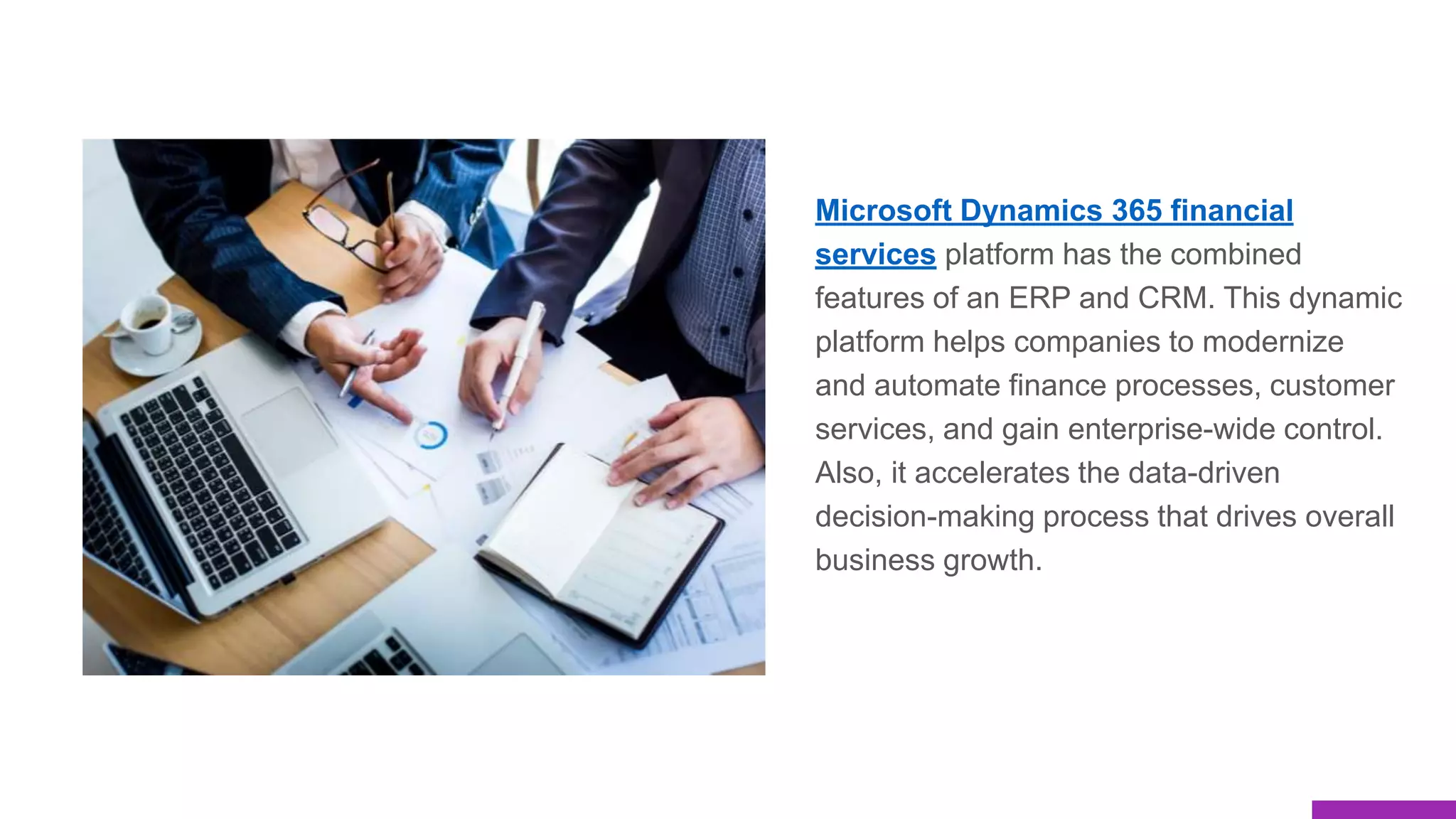 Dynamics 365 Finance Software - Key Benefits | PPT