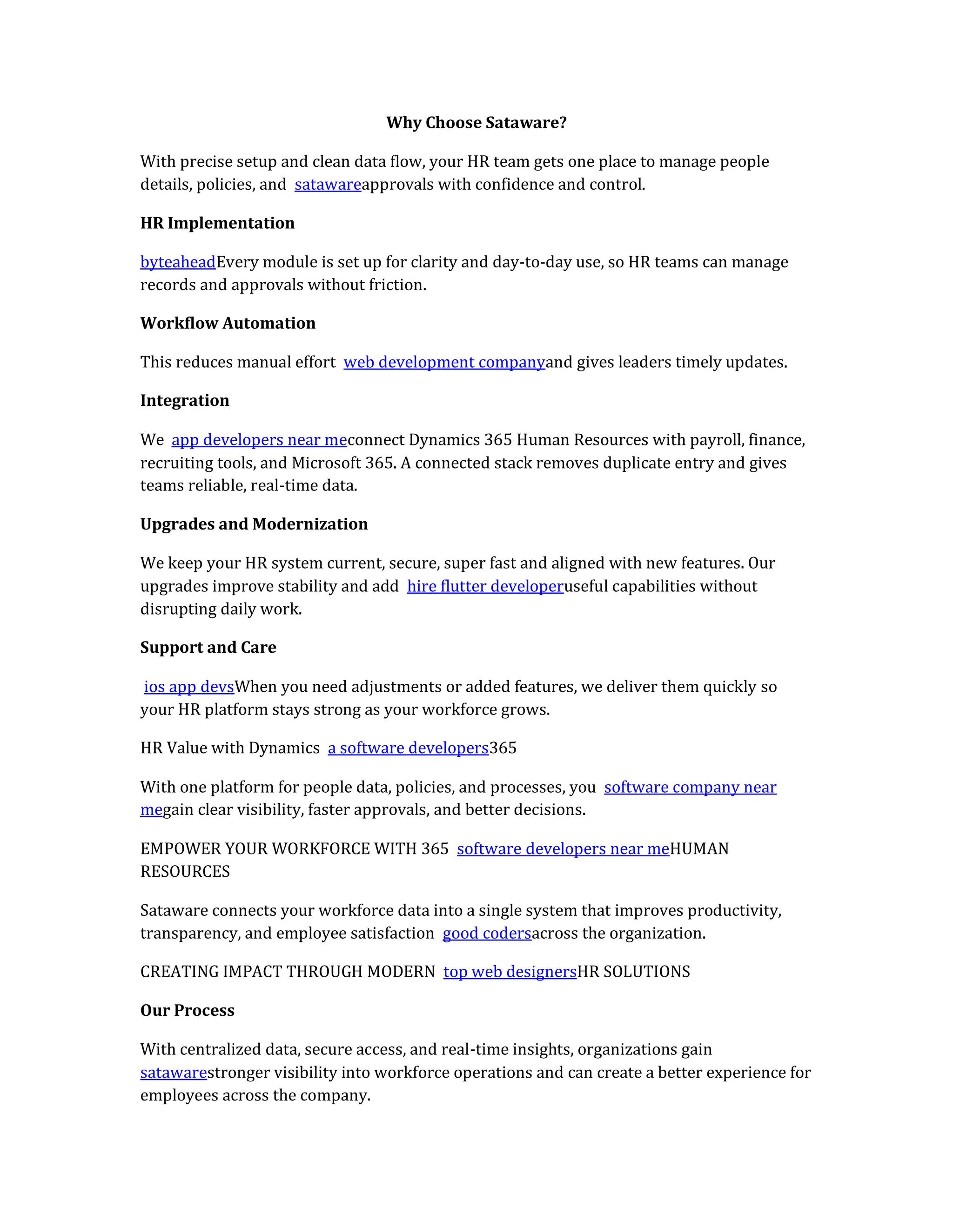 Custom Dynamics 365 HR Implementation Services | PDF