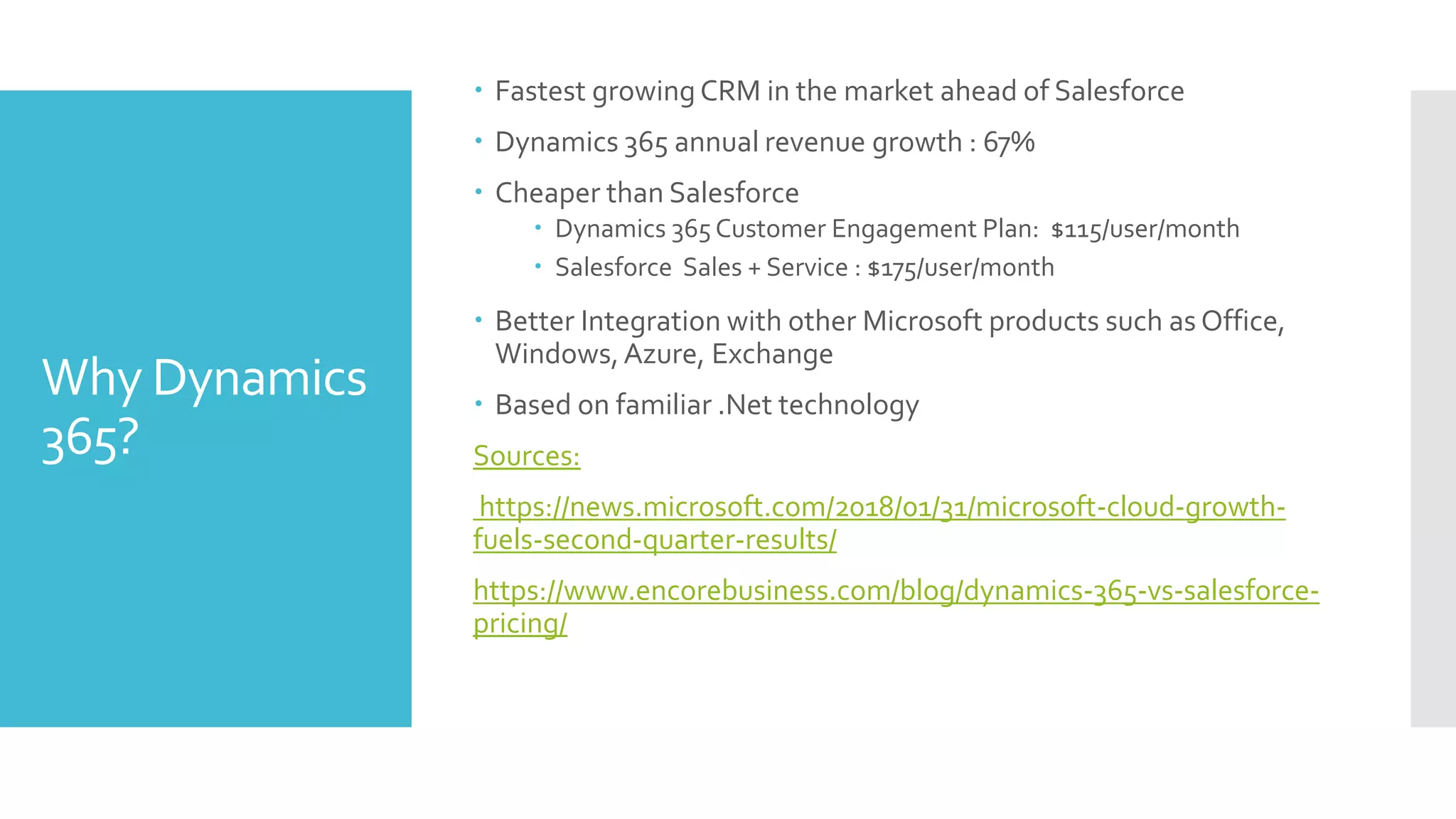 Dynamics 365 introduction and functional | PPTX