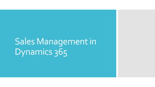 Dynamics 365 introduction and functional | PPTX