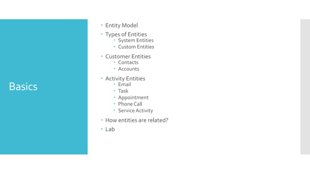 Dynamics 365 introduction and functional | PPTX