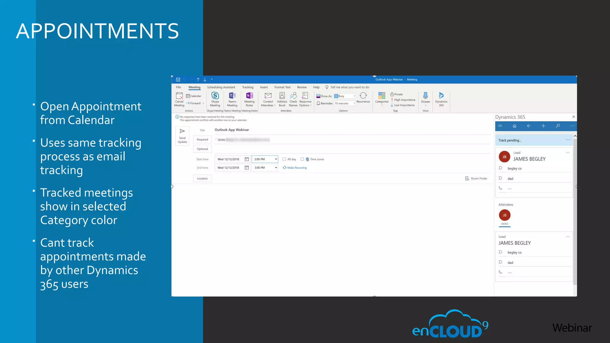 Dynamics 365 Outlook App presentation by enCloud9 | PPT