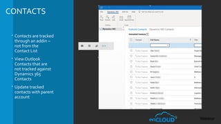 Dynamics 365 Outlook App presentation by enCloud9 | PPT