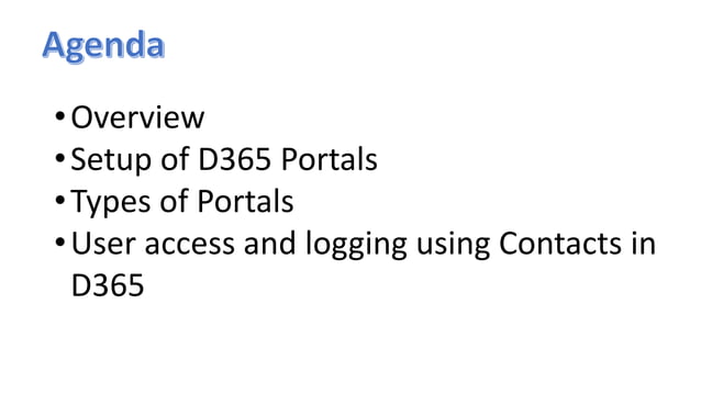 Dynamics 365 Portals | PPTX | Internet | Computing