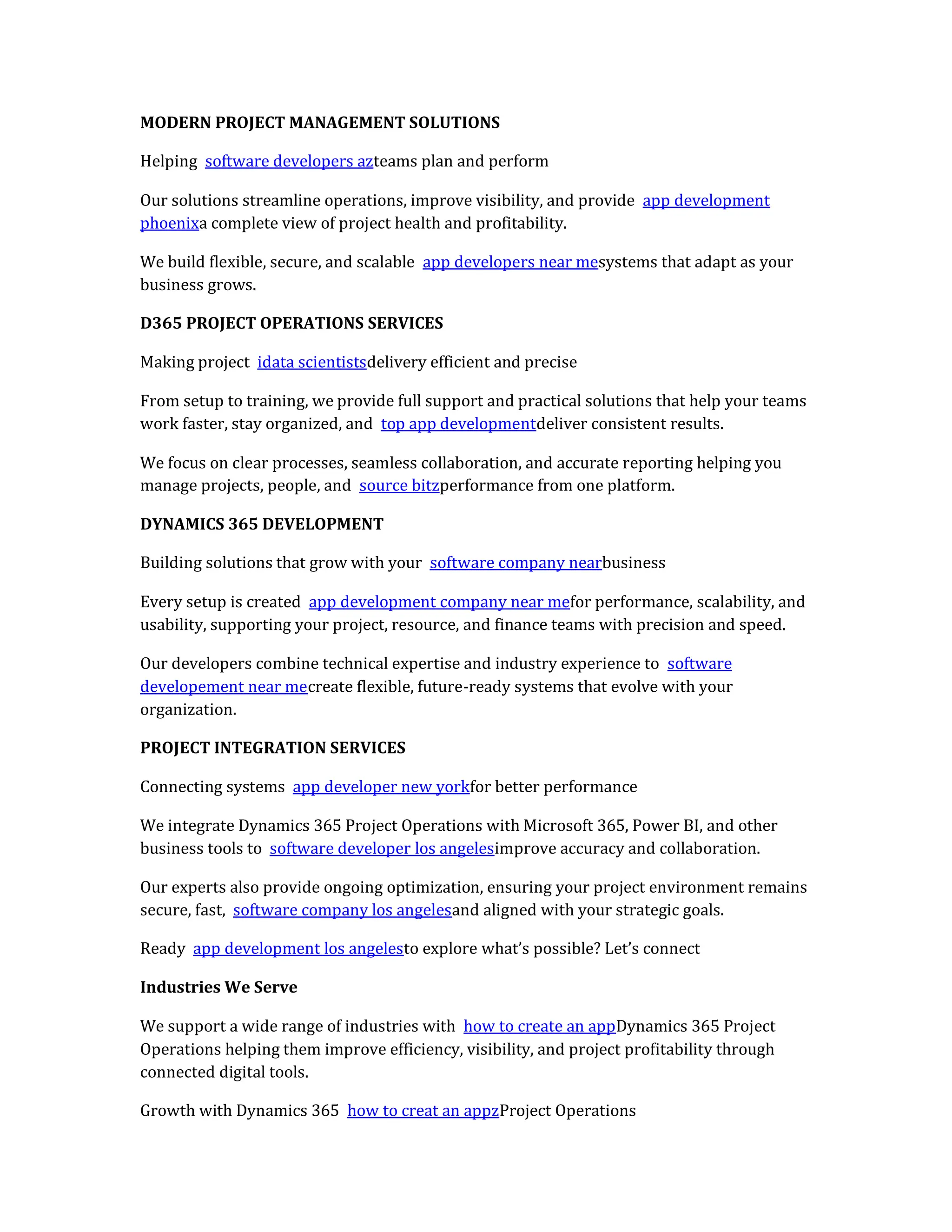 Dynamics 365 Project Operations Solutions | PDF