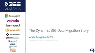 Dynamics 365 saturday 2018 - data migration story | PPT