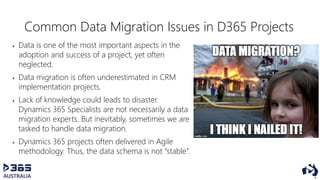 Dynamics 365 saturday 2018 - data migration story | PPT