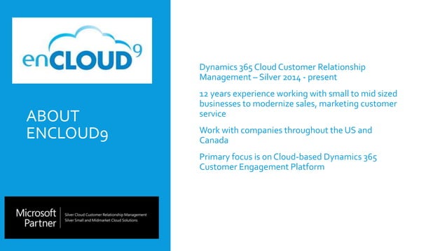 Dynamics 365 Unified Interface presentation by enCloud9 | PPT