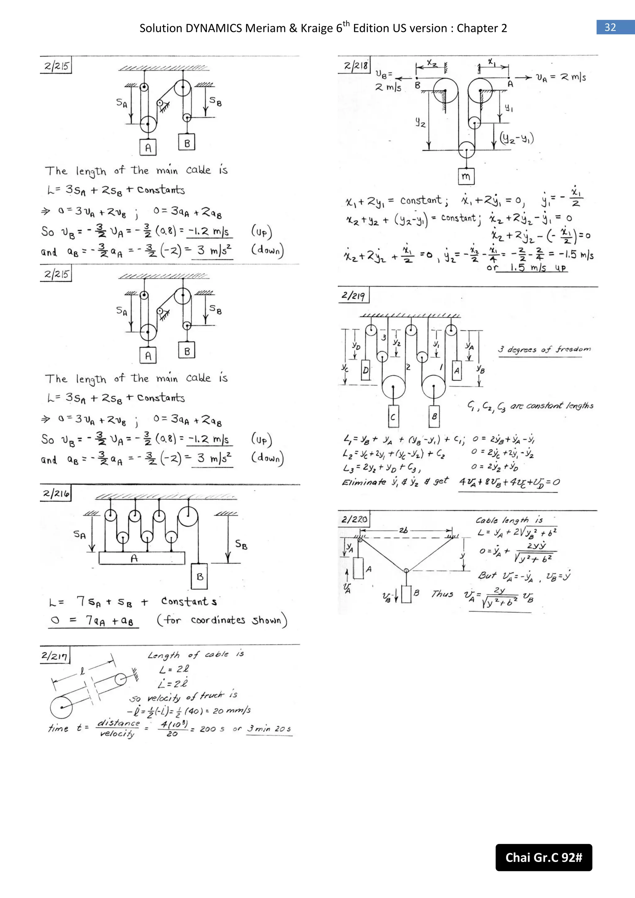 Dynamics 6th ed meriam solution | PDF | Physics | Science