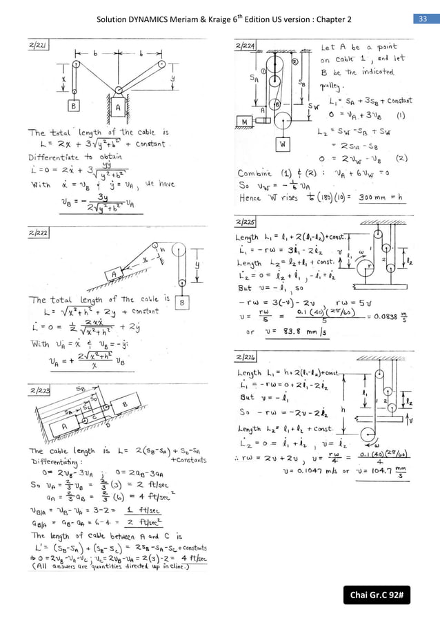 Dynamics 6th ed meriam solution | PDF | Physics | Science