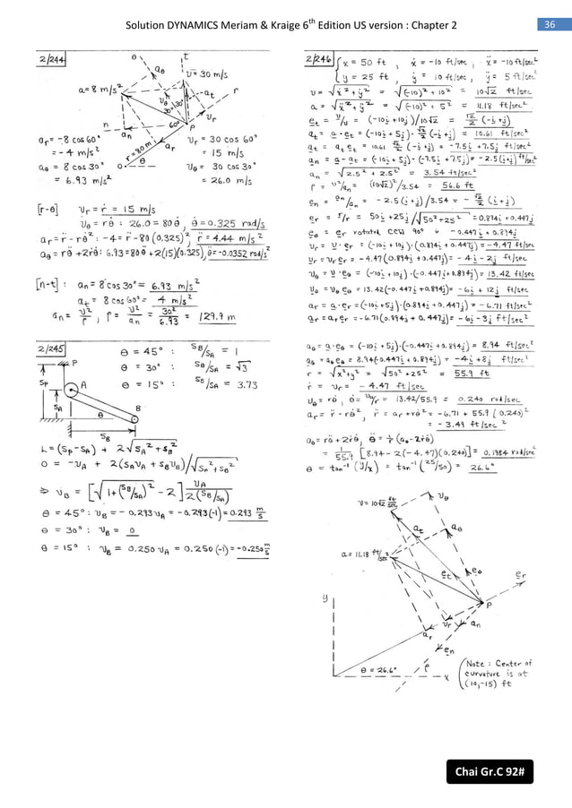 Dynamics 6th ed meriam solution | PDF | Physics | Science
