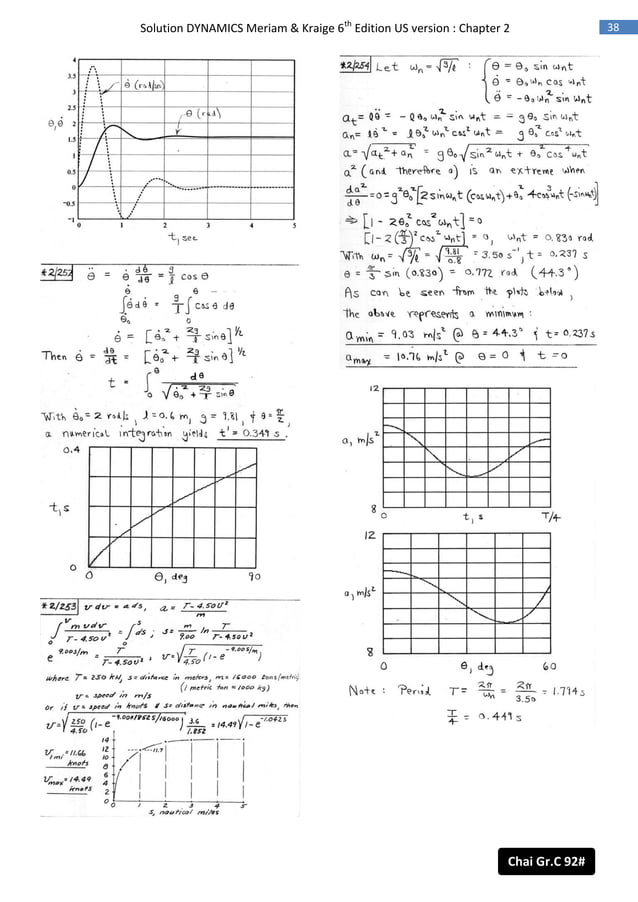 Dynamics 6th ed meriam solution | PDF | Physics | Science
