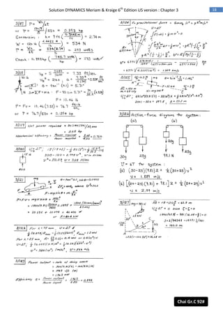 Dynamics 6th ed meriam solution | PDF