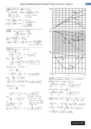 Dynamics 6th ed meriam solution | PDF