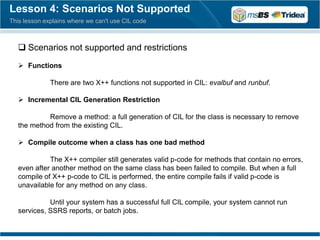 Microsoft Dynamics AX 2012 - X++ Compiled to CIL | PPTX