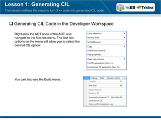 Microsoft Dynamics AX 2012 - X++ Compiled to CIL | PPTX