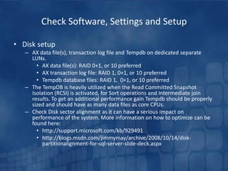 Dynamics ax performance tuning | PDF | Databases | Computer Software and Applications