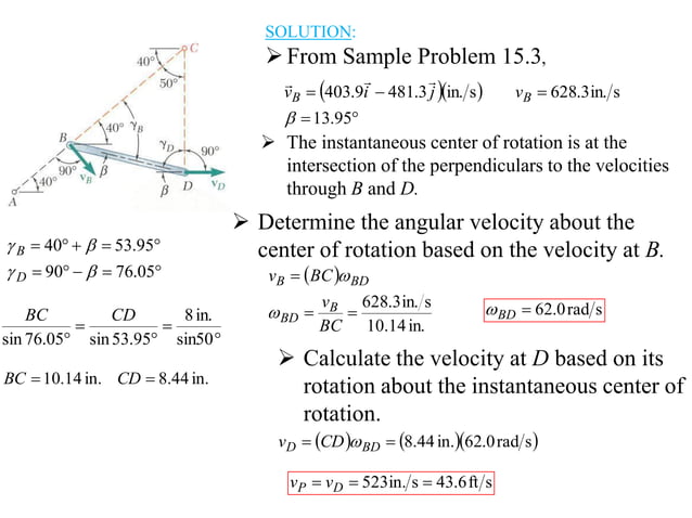 Dynamics chapter 4,20234 discuss about kinematics of rigid body .pdf | Physics | Science