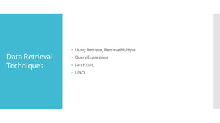 Dynamics CRM 2013 Advanced Customizations | PPT