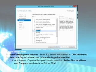 Dynamics crm 2015 setup a demo virtual machine. | PPT