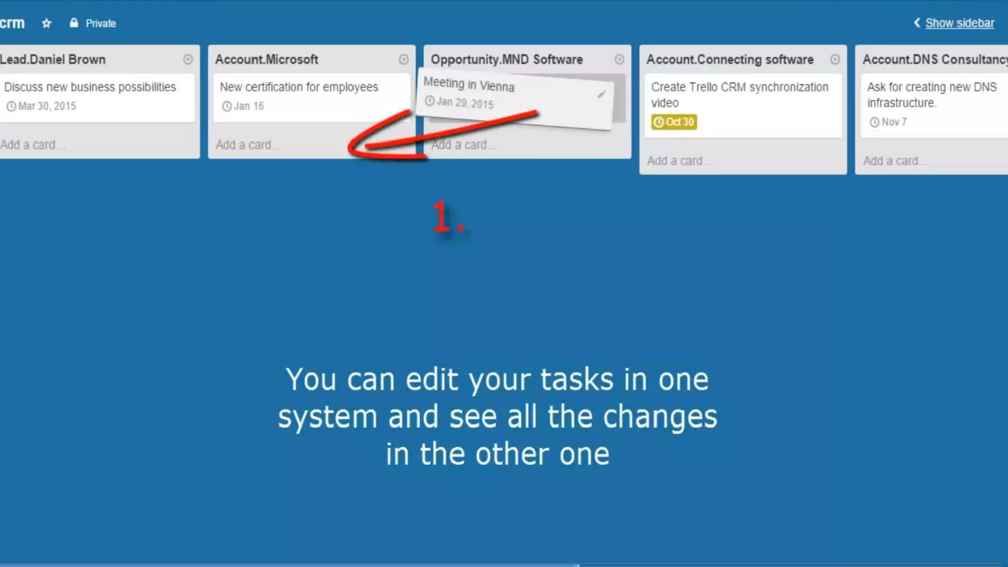 Dynamics CRM and Trello task Synchronization | PPT