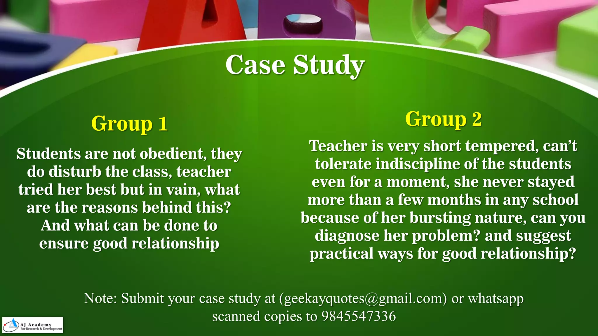 Dynamics for teacher student relationship | PDF | Education