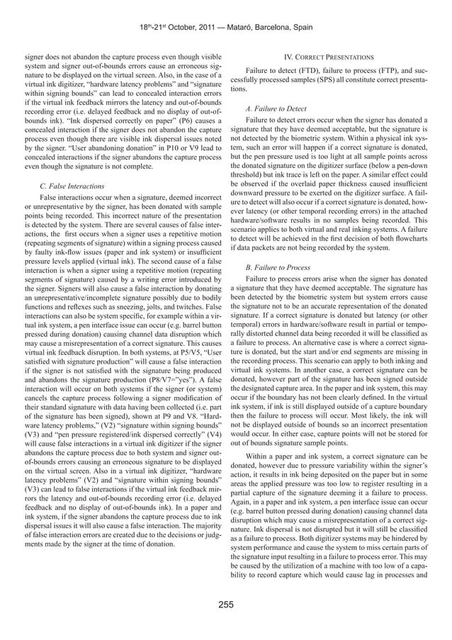 2011 Dynamic Signature Verifi Cation And The Human Biometric Sensor Interaction Model Pdf