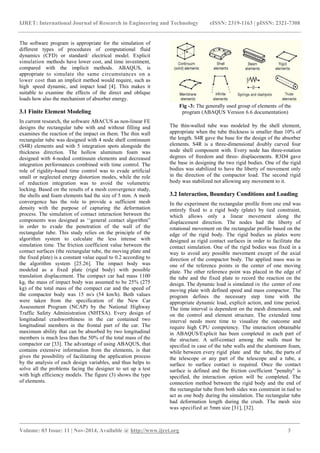 Dynamic simulation of aluminum rectangular tubes under direct and ...