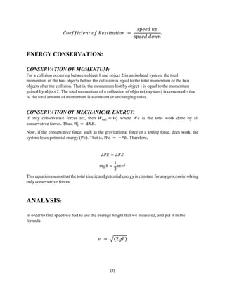 Easy way to find coefficient of Restitution - Engineerinig Dynamics | PDF