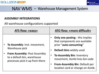 Dynamics NAV Warehouse Management System (WMS) | PPTX