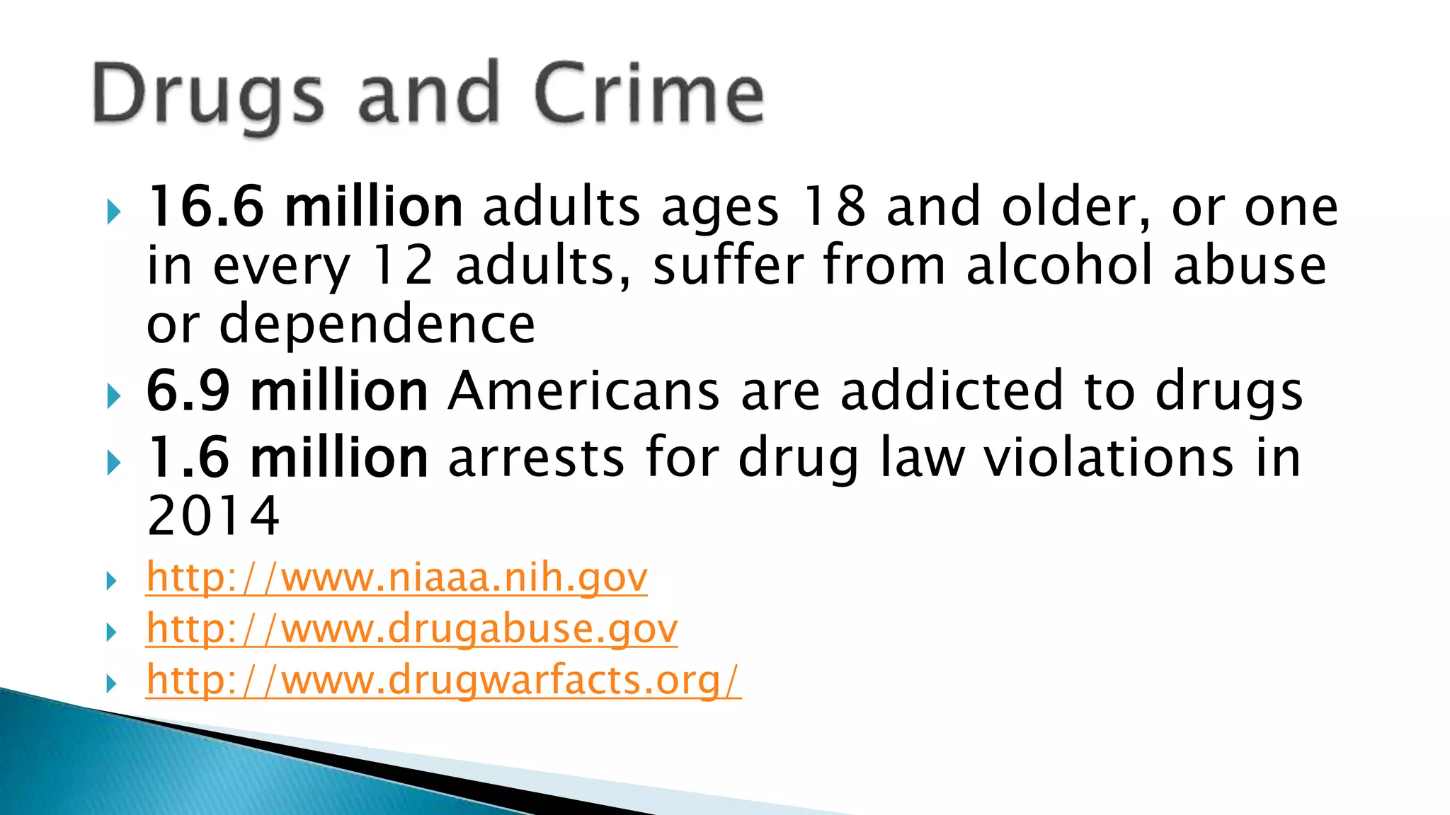 Dynamics of addiction and criminal behavior | PPTX