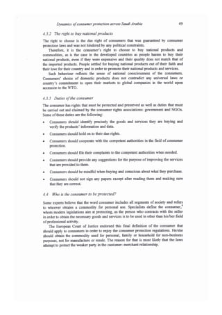Dynamics of consumer protection in saudi arabia | PDF
