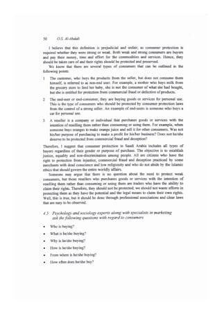Dynamics of consumer protection in saudi arabia | PDF