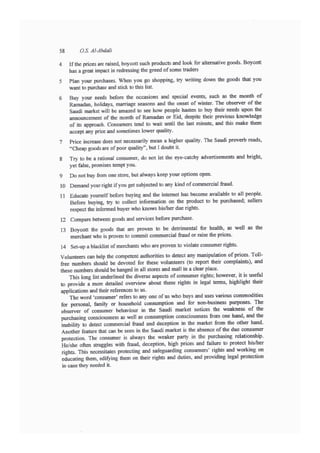 Dynamics of consumer protection in saudi arabia | PDF